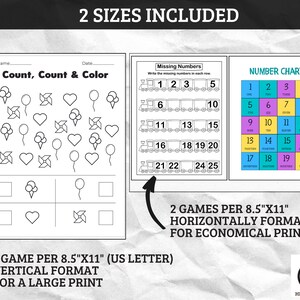 Preschool Math Worksheets Printables for Number Learning & Counting ...
