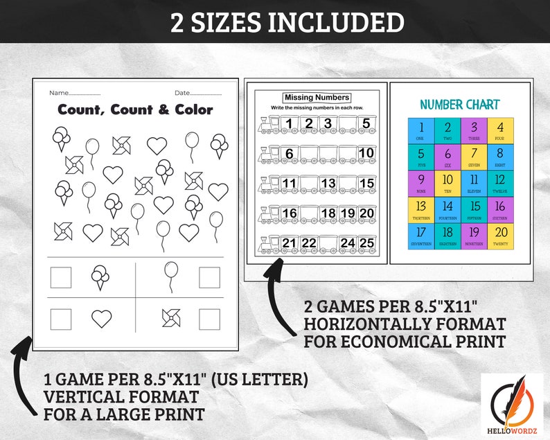 Preschool Math Worksheets 80 Printables for Number Learning & Counting ...