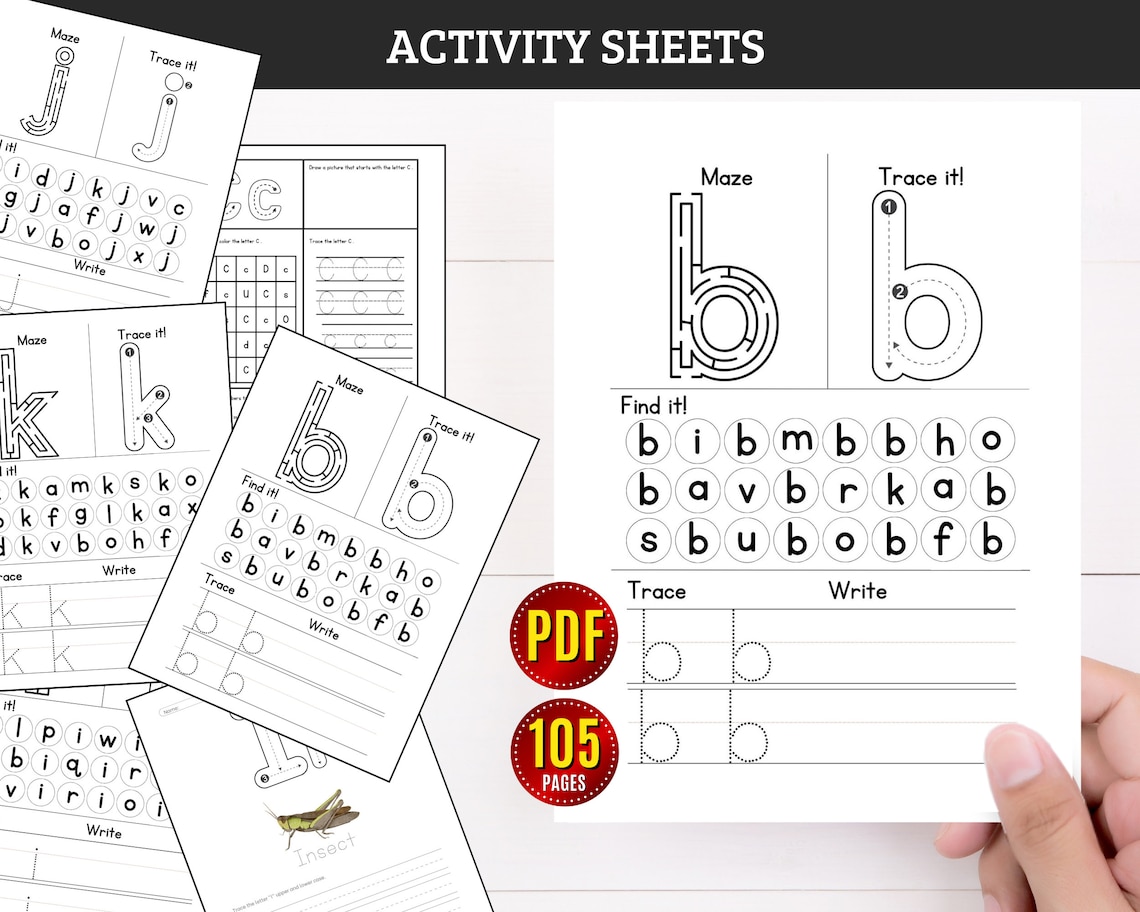 Letter Recognition Alphabet Preschool Worksheets Printables Writing ...