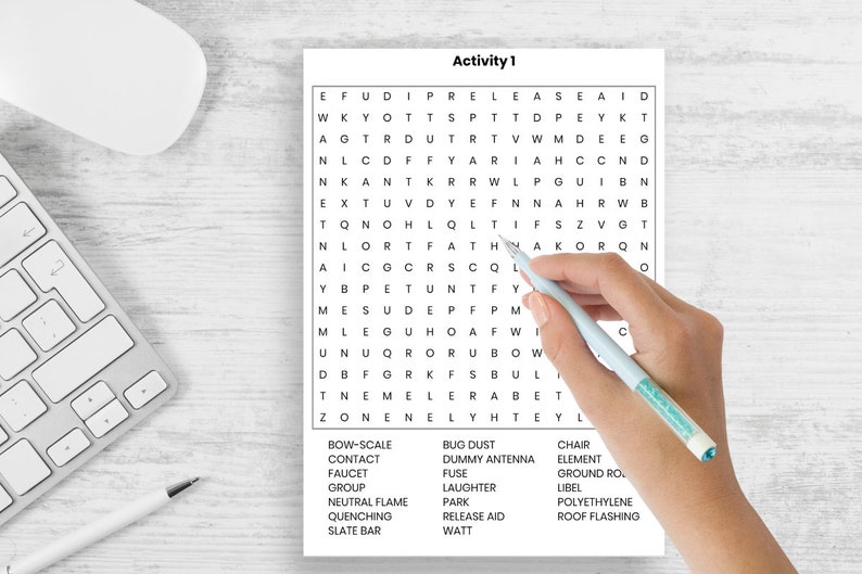 110 Printable Advanced Word Search Puzzle Game for Adults, Animals ...