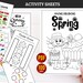 Spring Activity Book: Kids Coloring Pages, Dot-to-dots (ages 4-6 ...