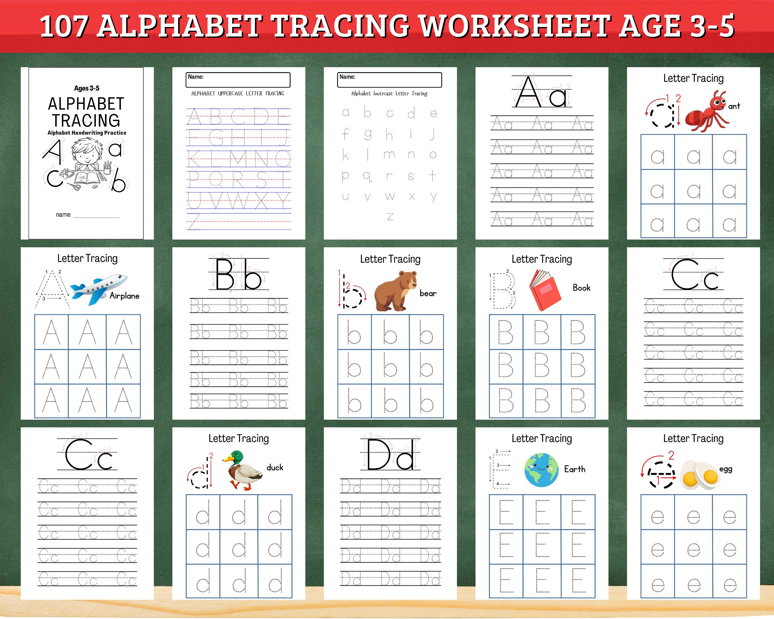 Alphabet Tracing Worksheets, Learning Letters Worksheets, Alphabet ...