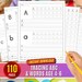 Tracing Letters Worksheets Bundle Traceable Alphabet Writing Practice ...