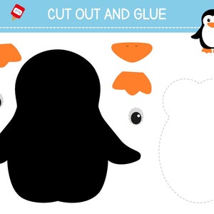 Ocean Crafts Penguin for Preschool Fish Cut and Paste Turtle Coloring ...