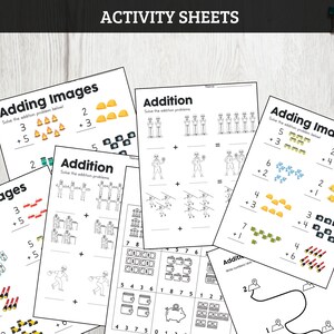 Kindergarten Addition Worksheets Counting Printable Preschool Math ...