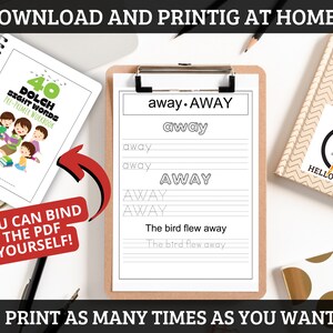 Dolch Sight Word Pre-primer Worksheets Kindergarten High Frequency Pre ...