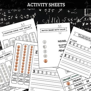 Worksheet Financial Literacy for Kids, Classroom Money Activity ...