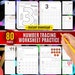 Tracing Worksheets Bundle Number Tracing Letters Activity Worksheets ...