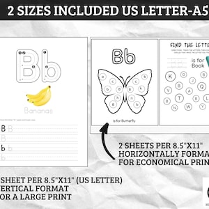 Find the Letters Hunt Worksheets, Find and Dab Alphabet ABC Printable A ...