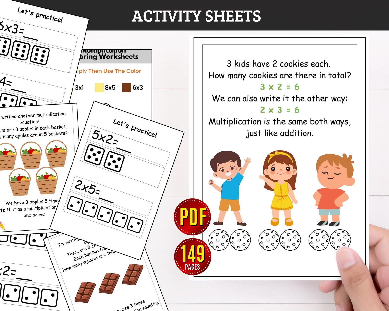 Multiplication Facts Worksheets Practice, Times Tables Practice, Skip ...