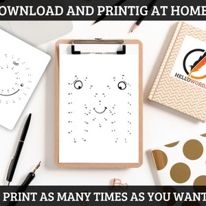 Alphabet Dot to Dot for Kids Worksheet Printable Connect the Dots ABC ...