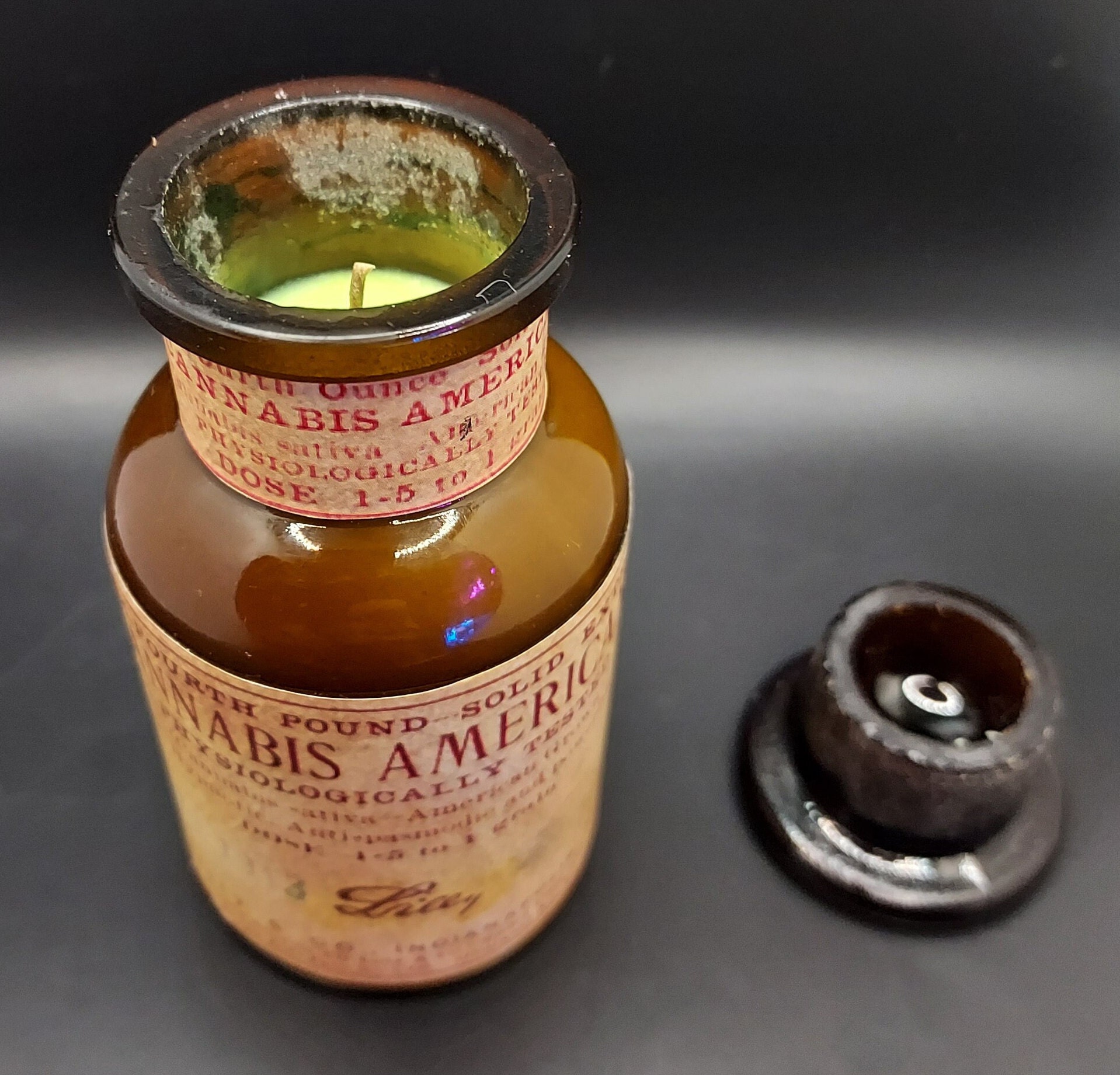 Sour Diesel Scented Terpene Candle Real Eli Lilly Cannabis Extract ...