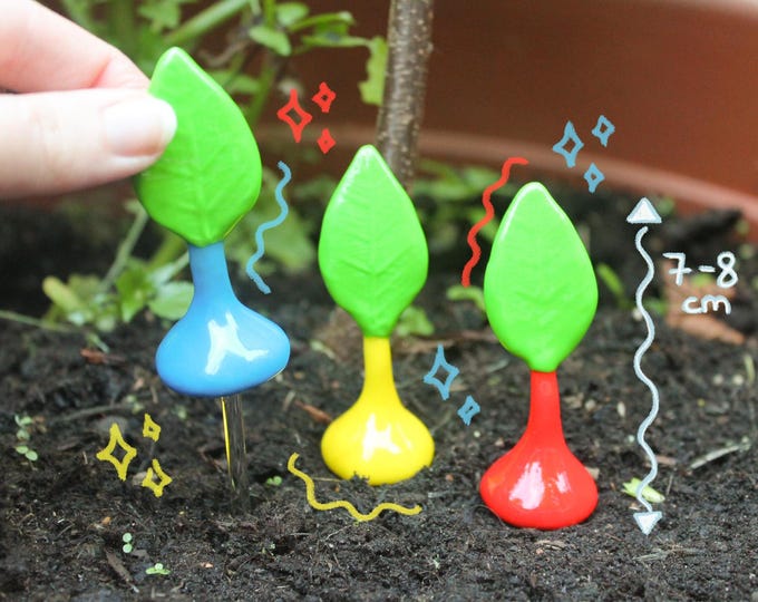 Pikmin Sprout Set of 3 - Etsy
