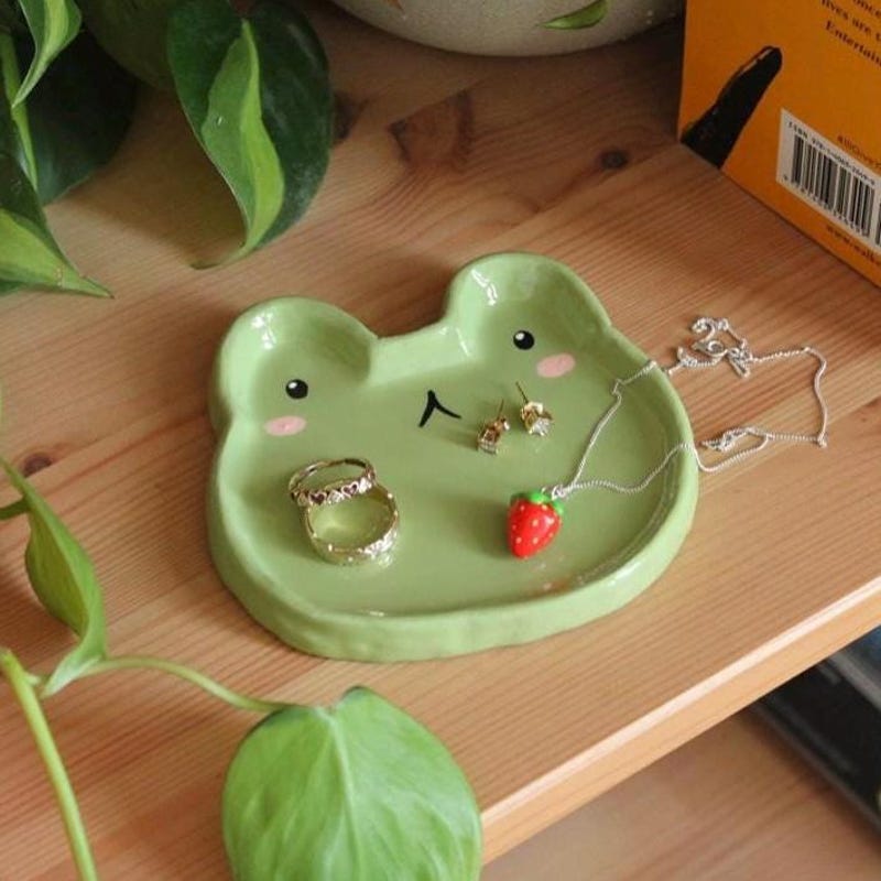 Jewellery Dish Frog - Etsy