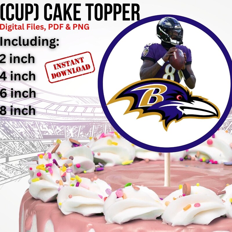 Cup Cake Topper - Etsy