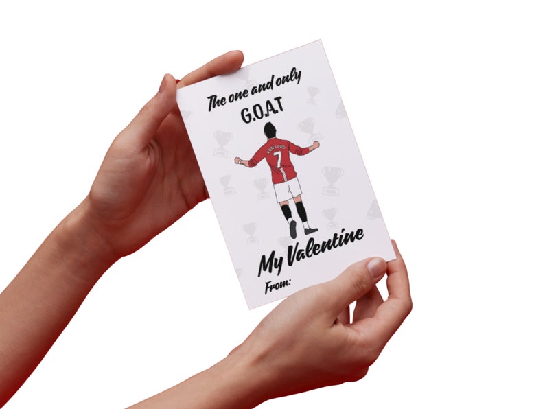 Ronaldo Messi Valentine Card, Printable, Cristiano Ronaldo Lionel Messi ...