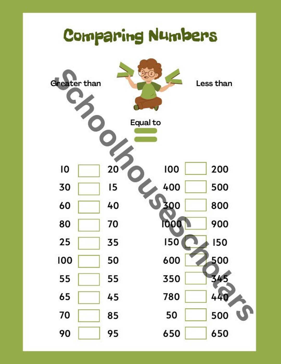 Ontario Grade 1 Curriculum Number Sense 5 Worksheets Package 1 - Etsy