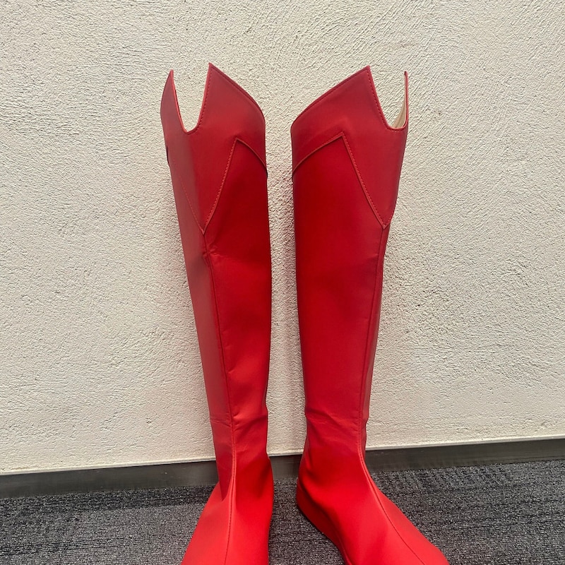 Red Boots Men Superhero - Etsy