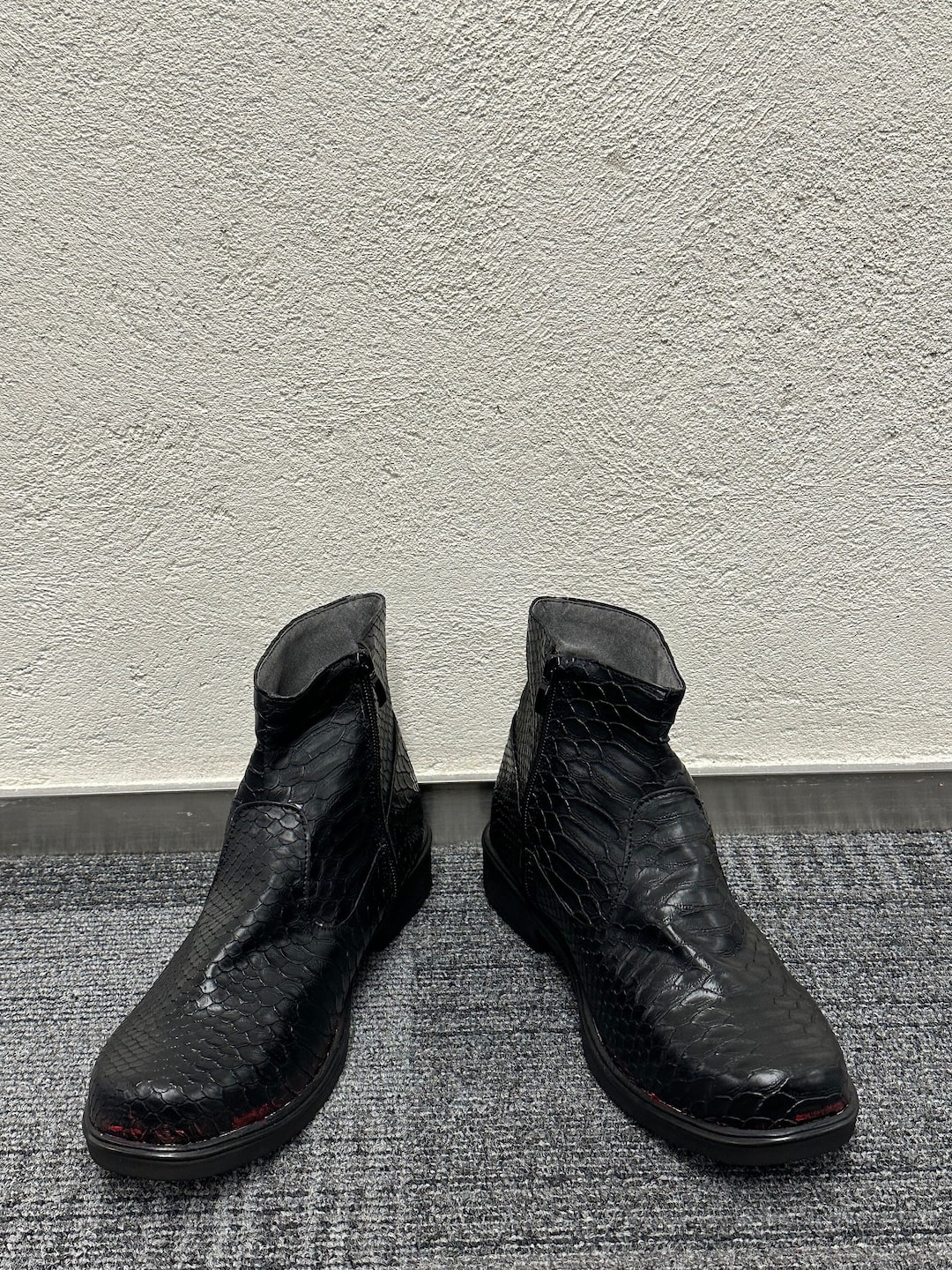 Made to Order Custom Made Good Omens Demon Crowley Shoes Cosplay Men ...