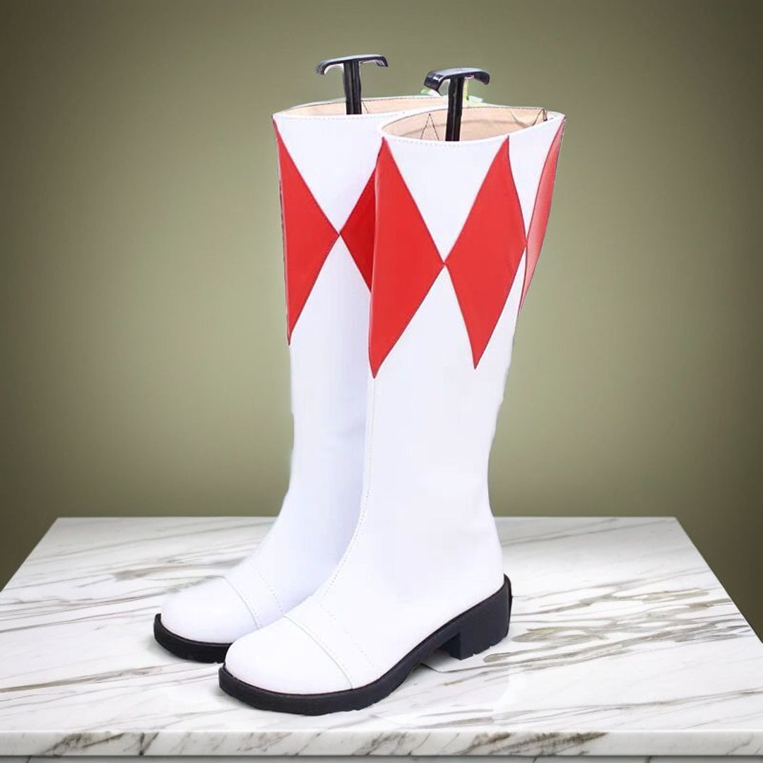 Made to Order Custom Made Hand Made Power Rangers Boots Cosplay Shoes ...