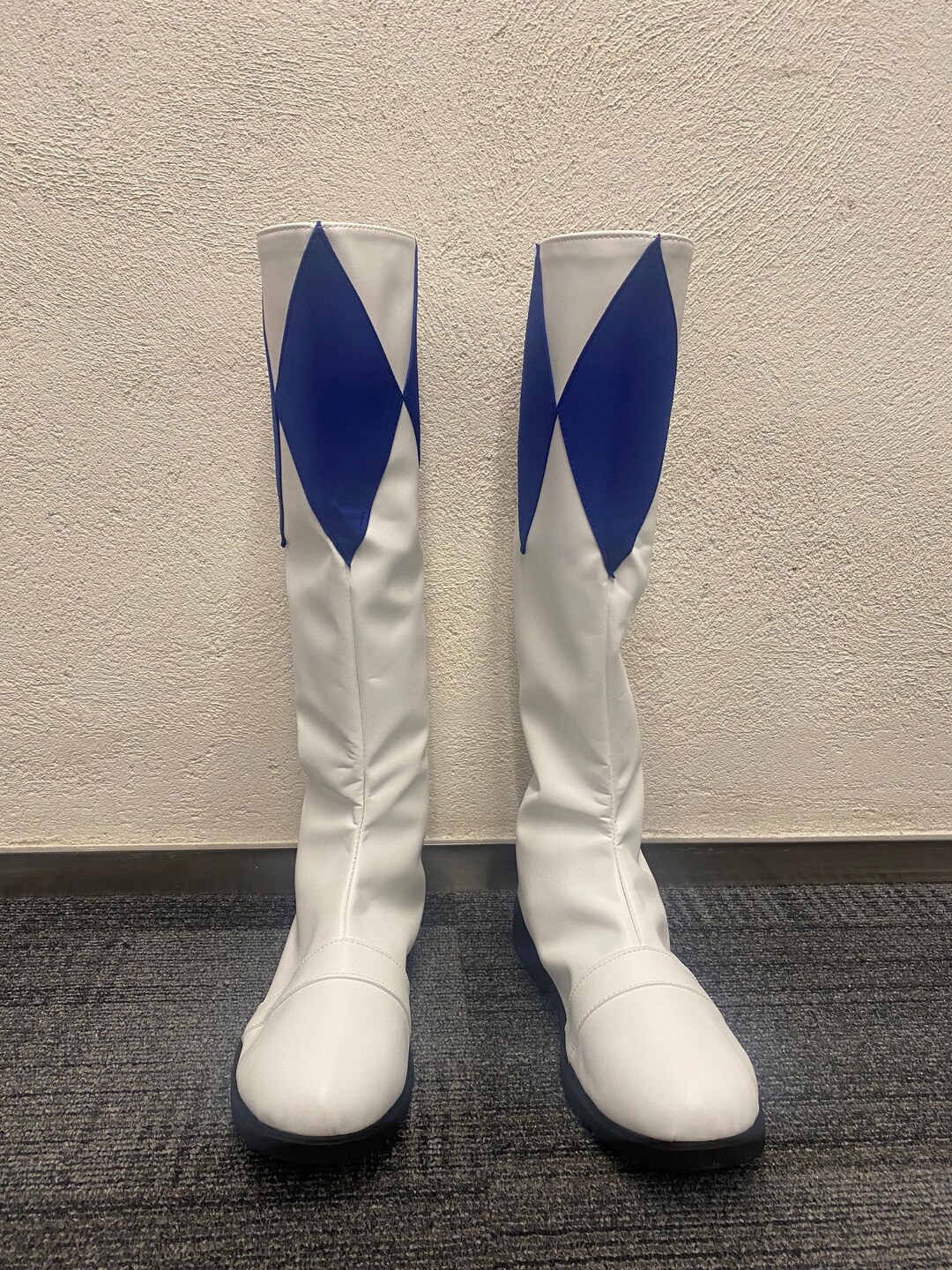 Made to Order Custom Made Hand Made Rangers Boots Cosplay Shoes Blue ...