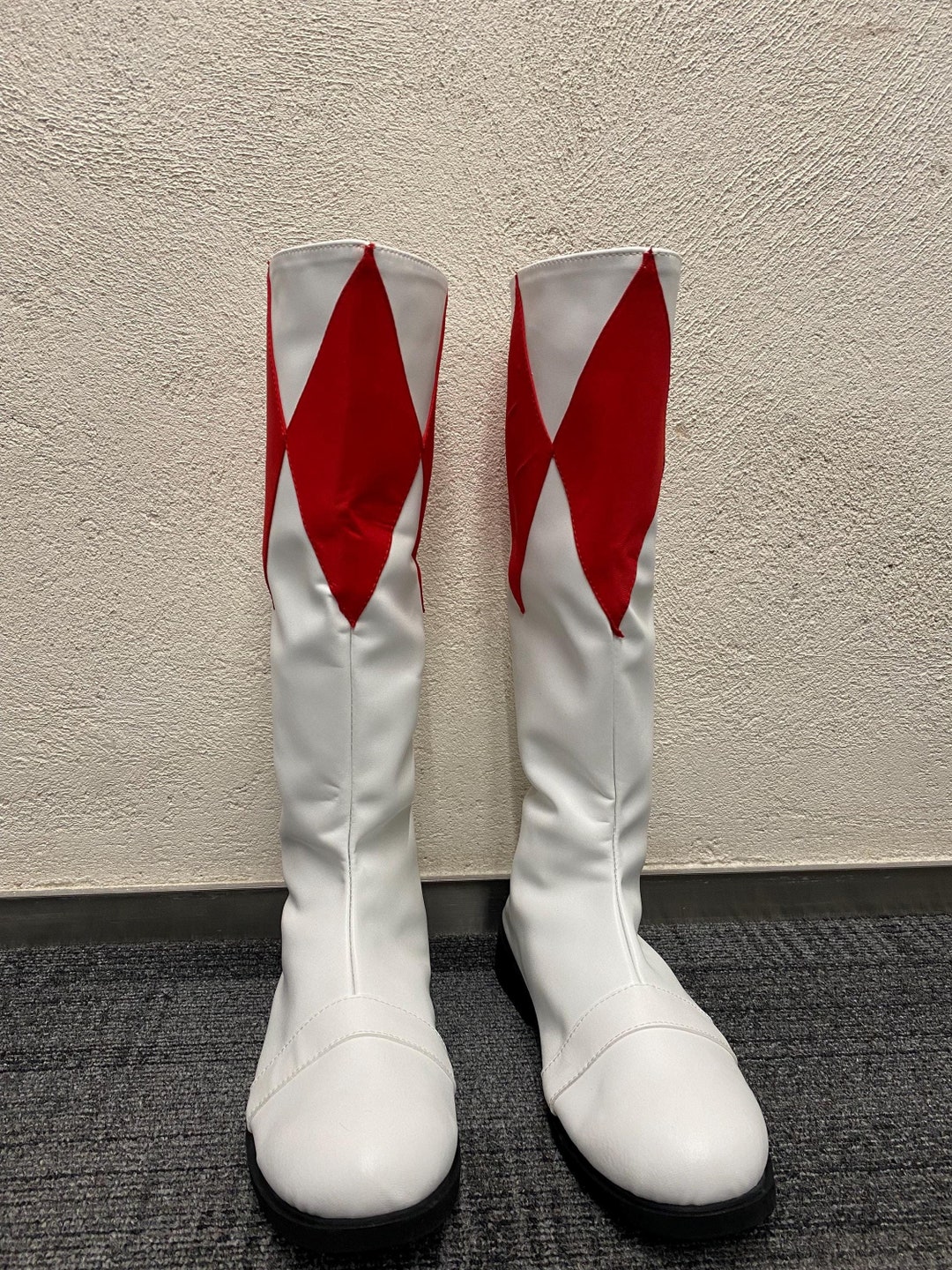 Made to Order Custom Made Hand Made Rangers Boots Cosplay Shoes Red ...