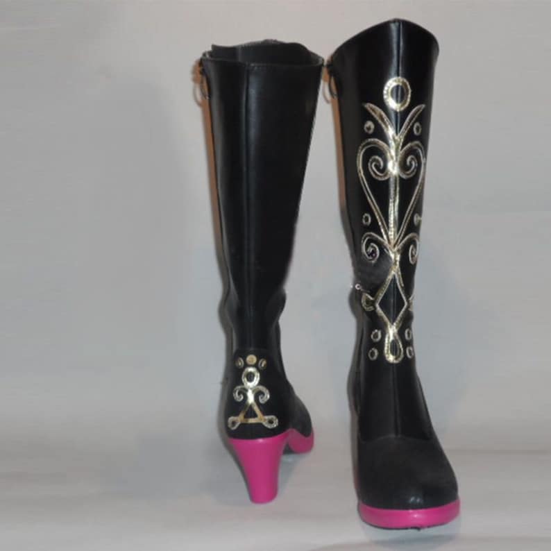 Made to Order Custom Made Hand Made Adult Anna Frozen Boots Shoes ...