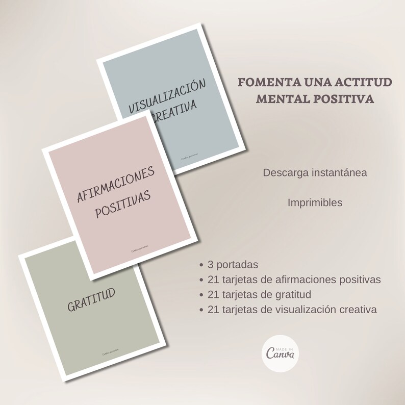 Cards to Encourage Positive Mental Attitude, Affirmations, Gratitude ...