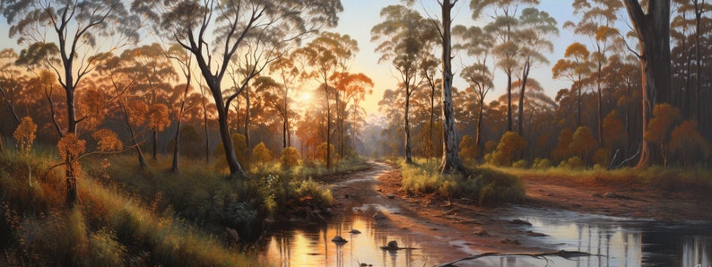 Australian Bush Wall Art, Australian Bush Printable Digital Download ...