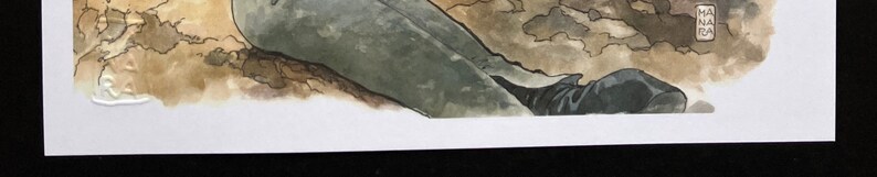 Milo Manara Print camera Light Homage to Alicia Vikander - Etsy