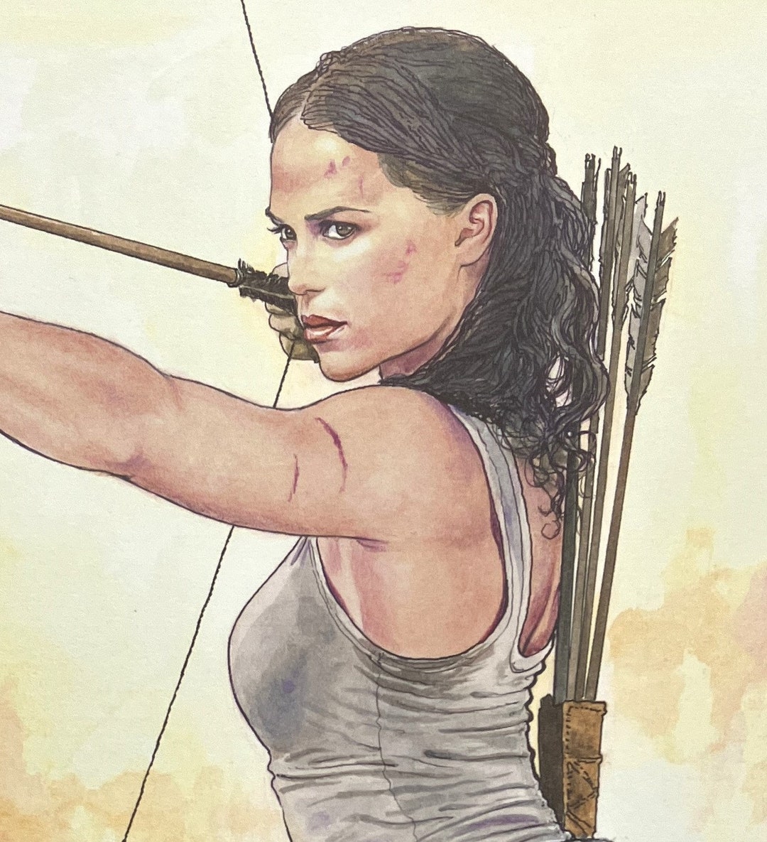 Milo Manara Print camera Light Homage to Alicia Vikander - Etsy