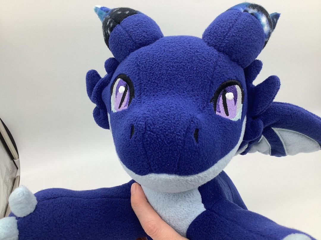 Galaxy Dragon Plushy Kawaii Dragon Stuffed Animal Cuddle - Etsy