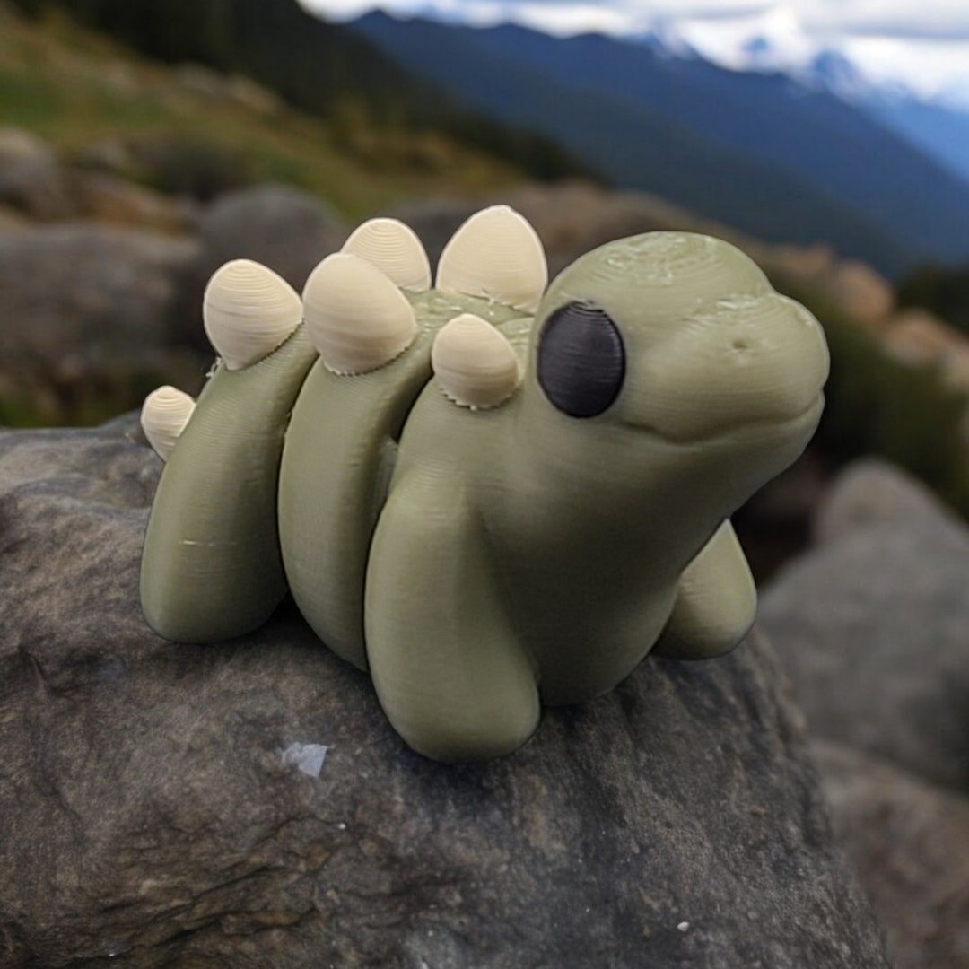 Baby Stegosaurus | Articulated & Adorable Dinosaur Fidget Toy - Etsy