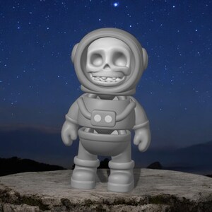 Skeleton Astronaut | Articulated & Adorable Fidget Toy - Etsy