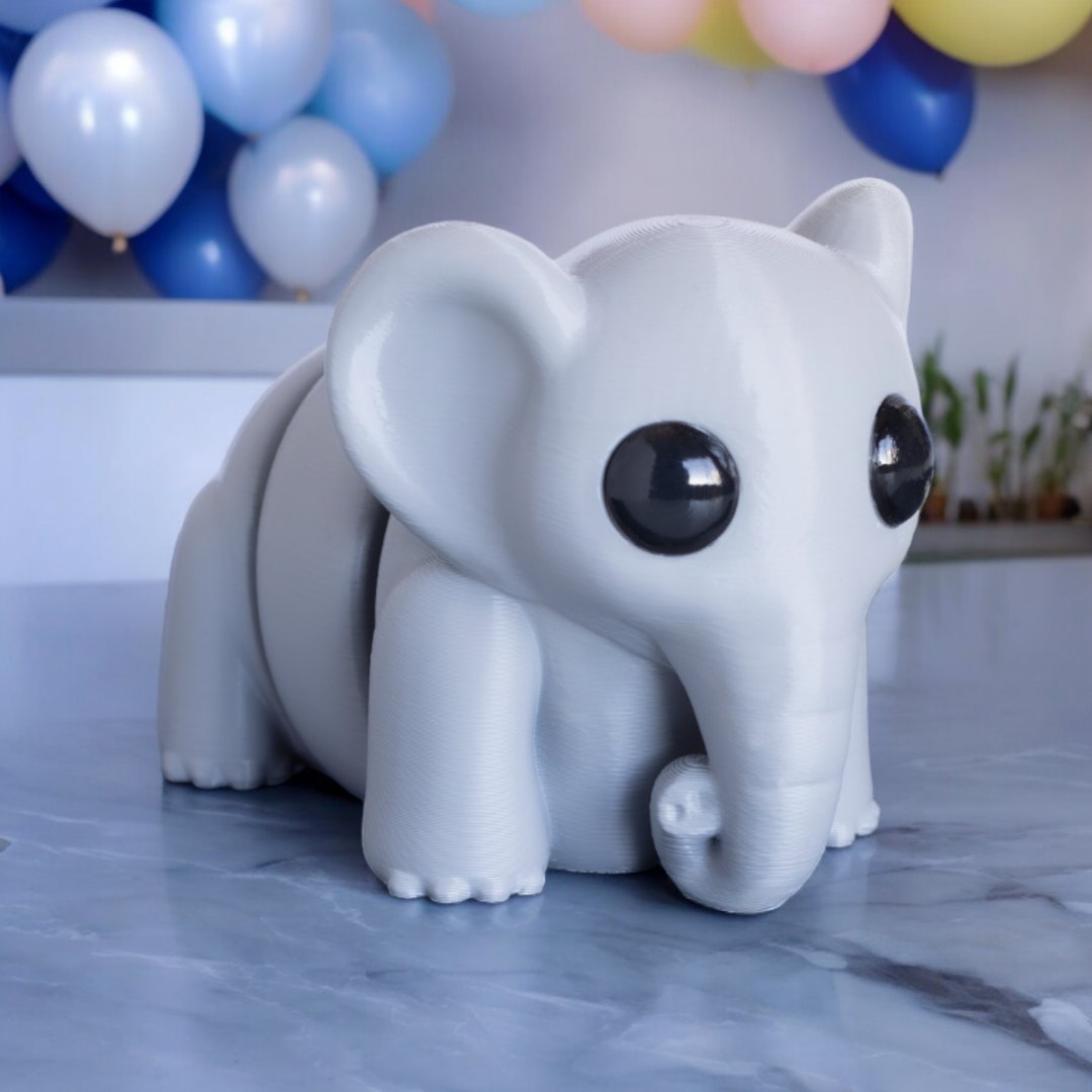 Baby Elephant | Articulated & Adorable Animal Fidget Toy - Etsy