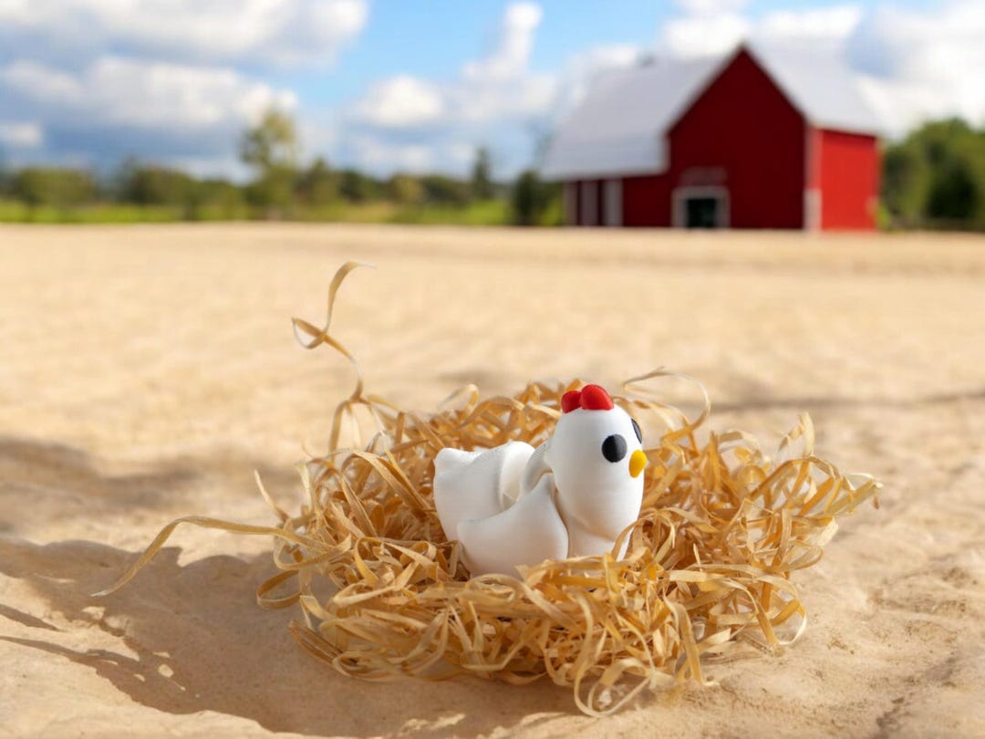 Baby Chicken | Articulated & Adorable Animal Fidget Toy - Etsy