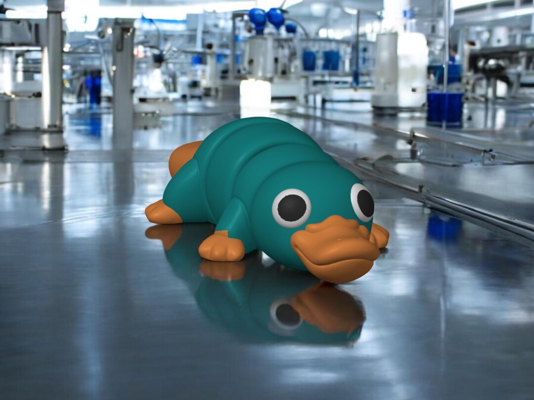 Baby Platypus | Articulated & Adorable Animal Fidget Toy - Etsy