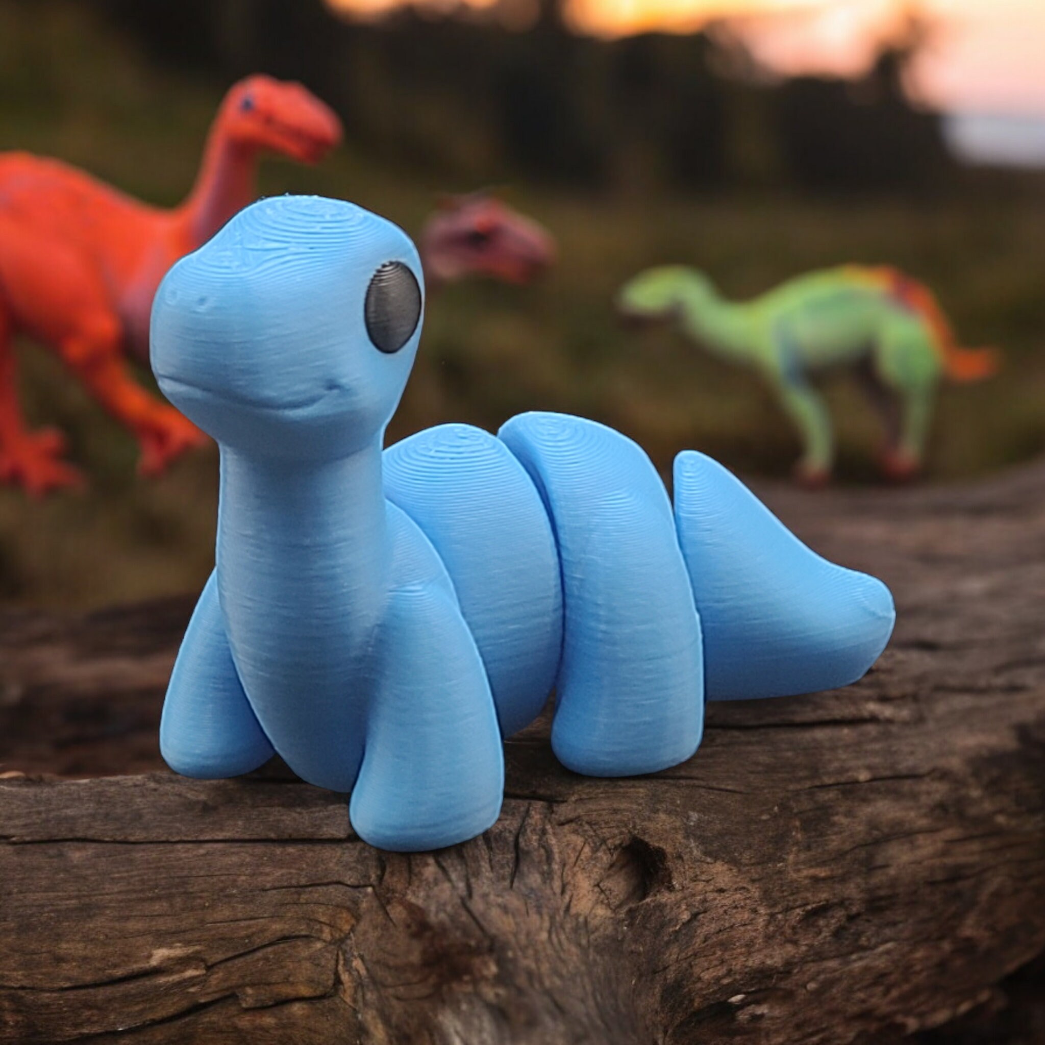 Baby Brontosaurus | Articulated & Adorable Dinosaur Fidget Toy - Etsy