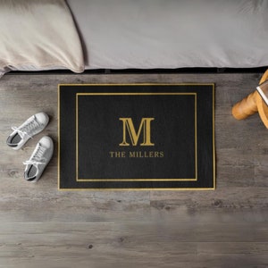Family Name Entry Rug Personalized Entryway Rug Entrance Rug House ...
