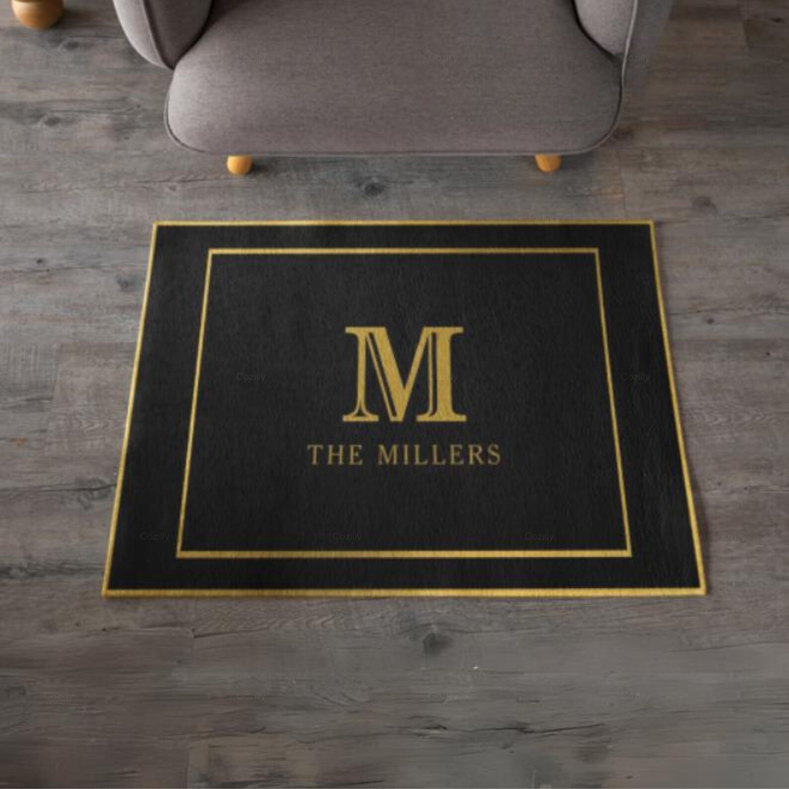 Family Name Entry Rug Personalized Entryway Rug Entrance Rug House ...