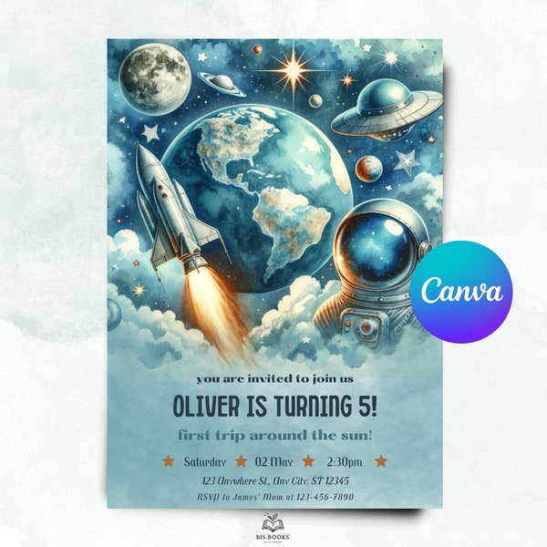 Space Themed Party - Etsy