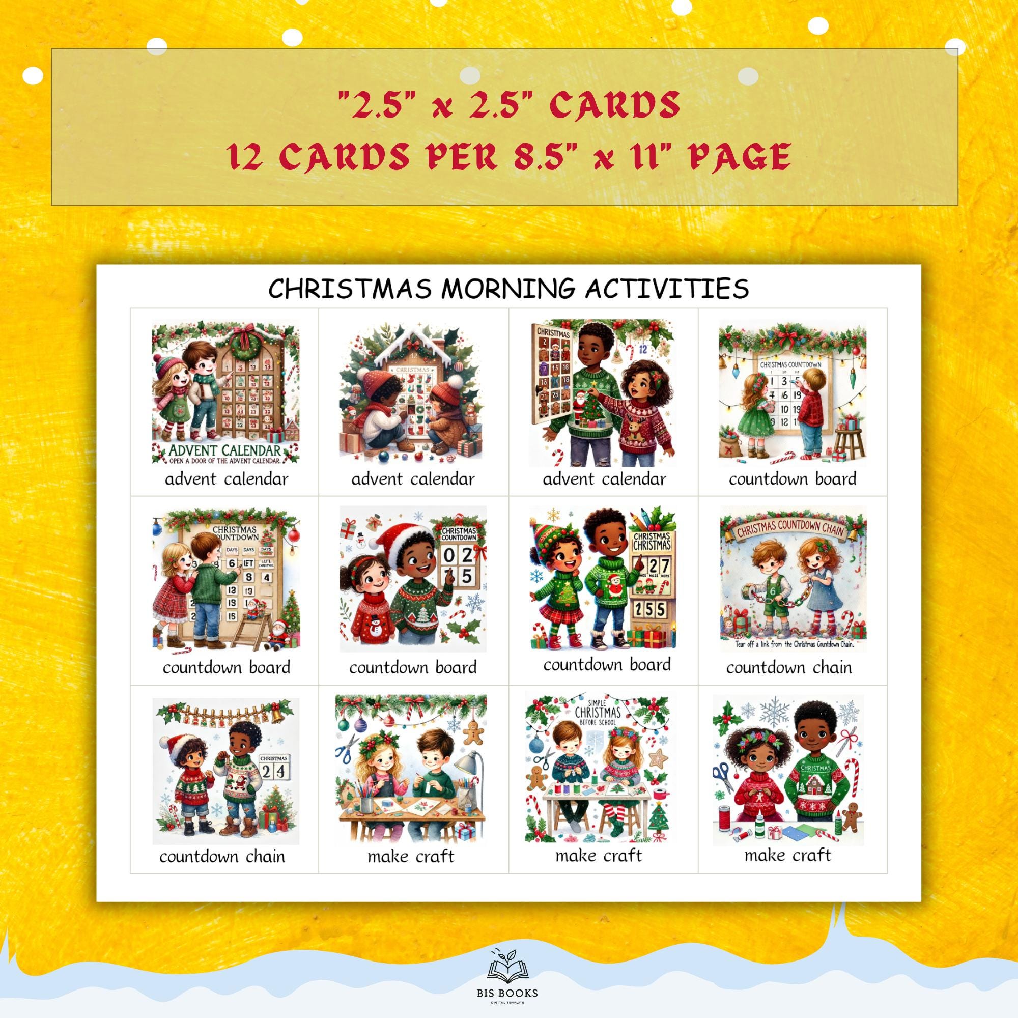 Daily Routine Cards Visual Schedule Toddler Routine Chart for Kids ...