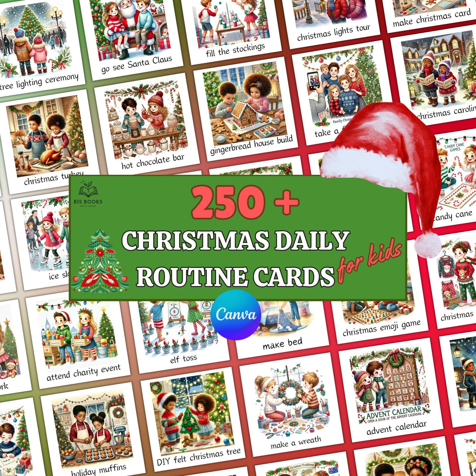 Daily Routine Cards Visual Schedule Toddler Routine Chart for Kids ...