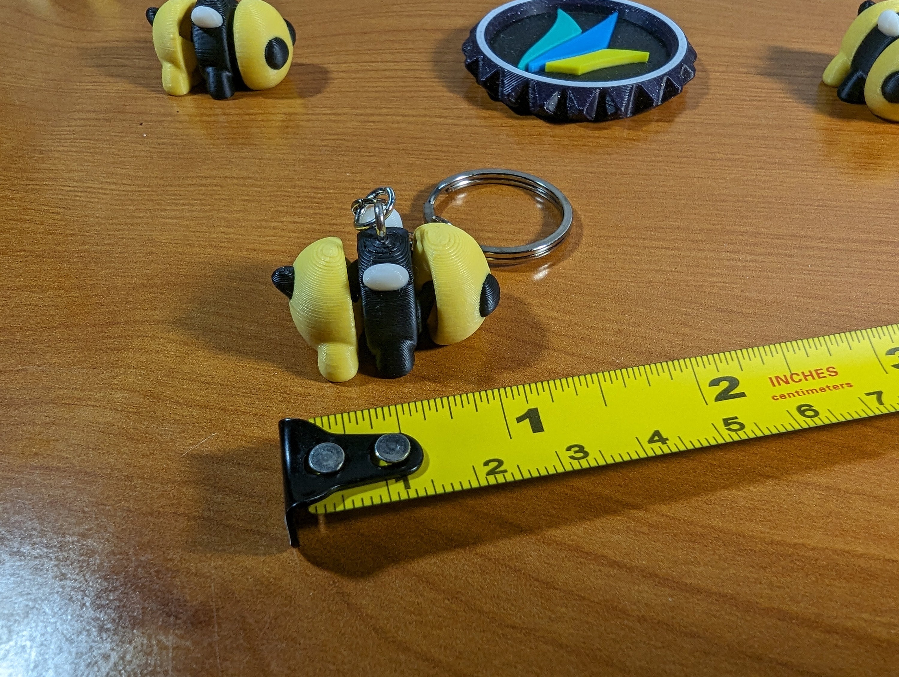 The Beechain! A Tiny Wiggly Bee Friend for Your Keys! - Etsy