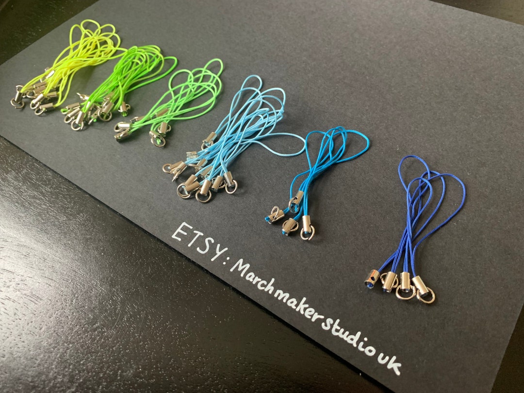 Phone Charm String DIY 6 Pcs Colours Available - Etsy