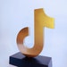 New Personalised Tiktok Award Trophy Replica With Engraving - Etsy