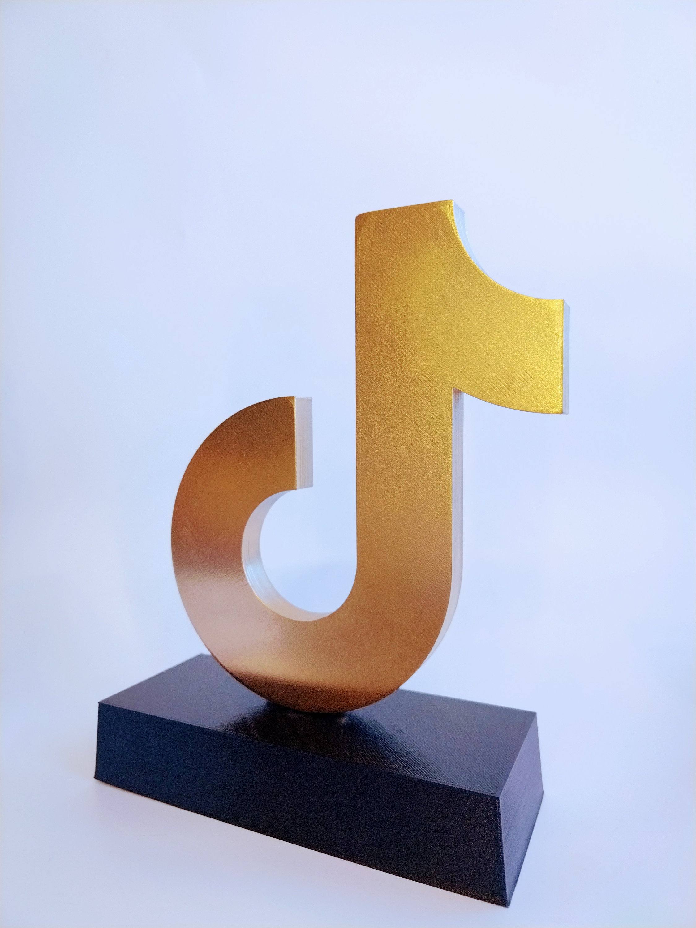 New Personalised Tiktok Award Trophy Replica With Engraving - Etsy