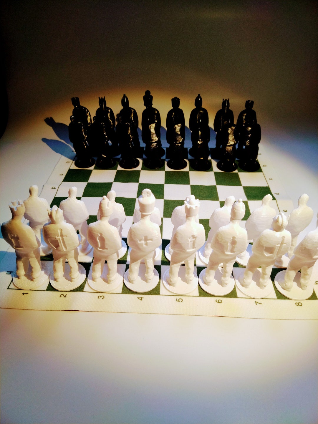NEW Special Chess: Gangsters Chess Set (black and White) + Optional ...