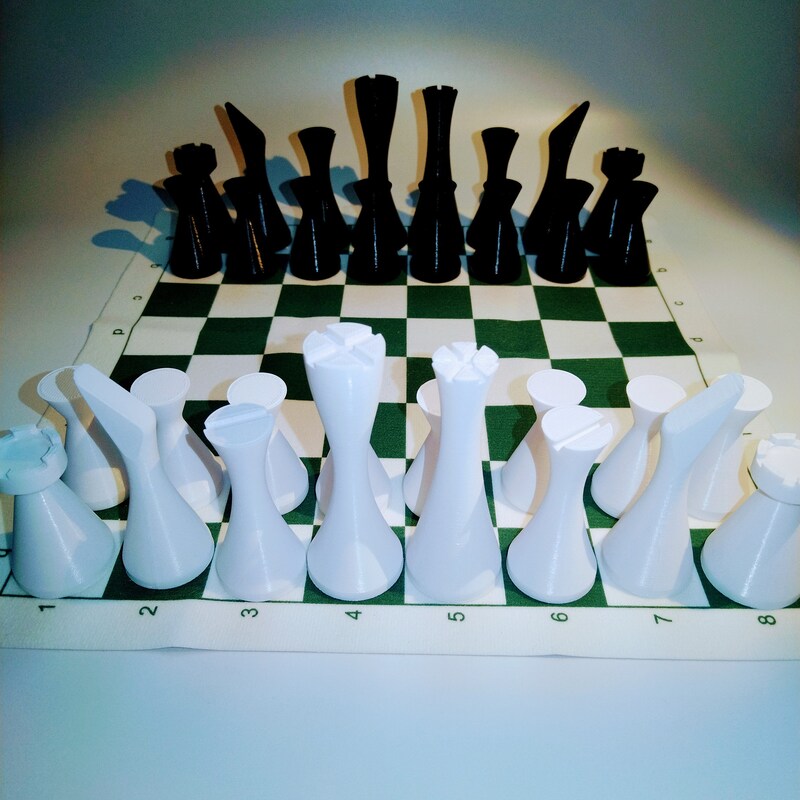 Modern Chess Set - Etsy