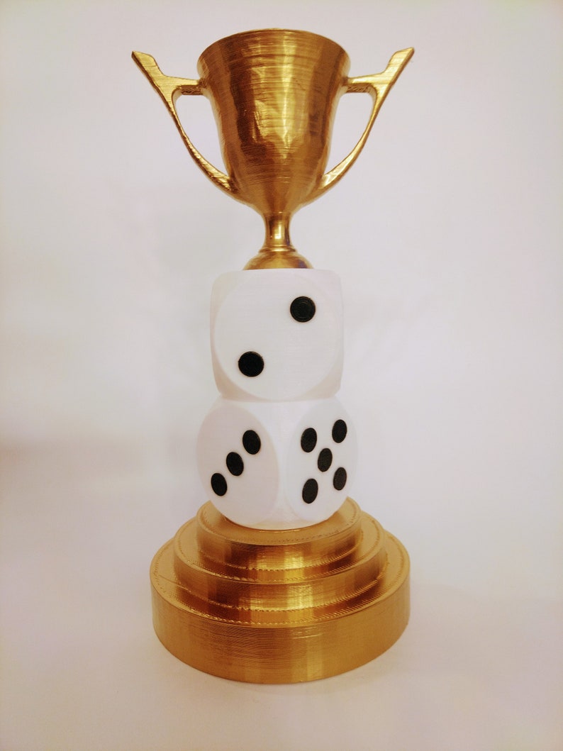 NEW Personalised Board Game Trophy With Optional ENGRAVING - Etsy
